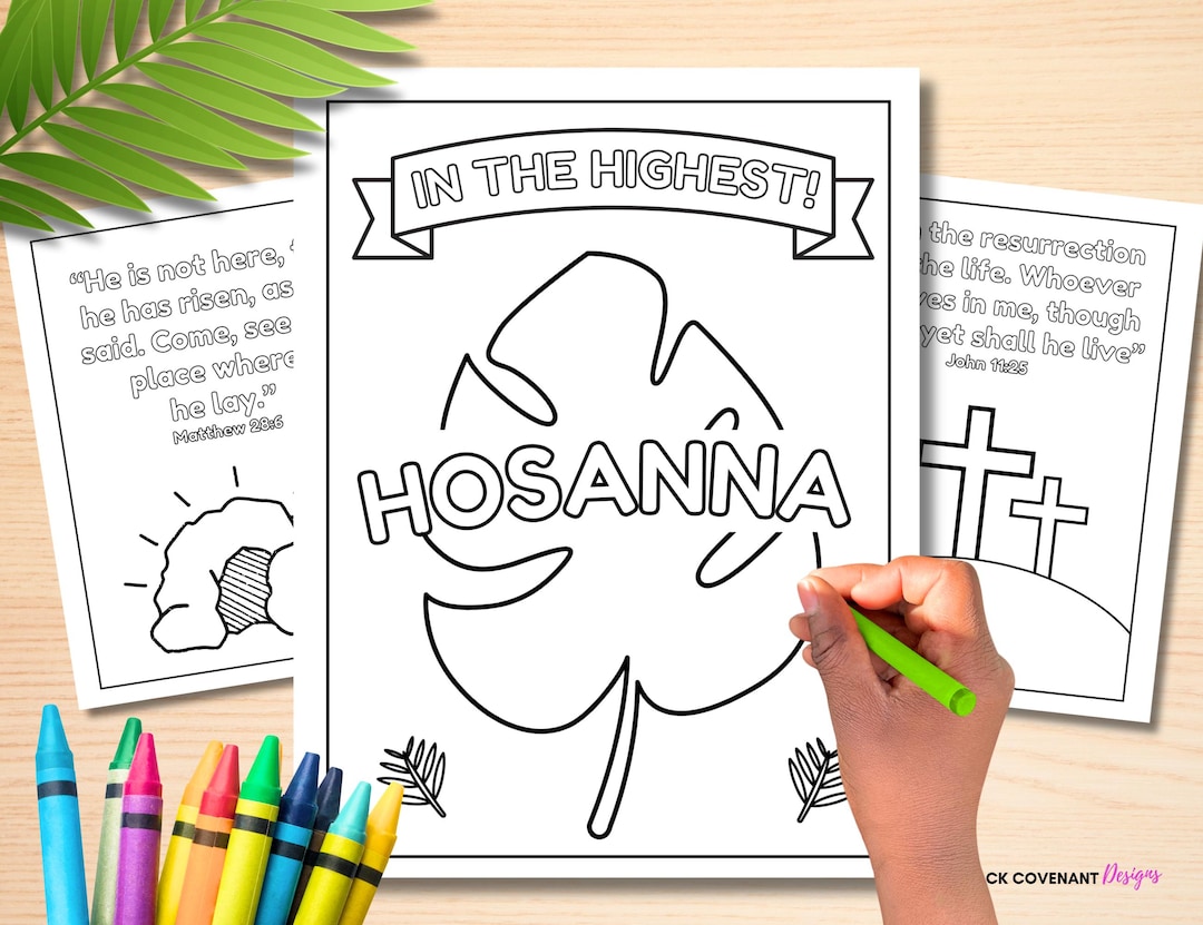 Easter Coloring Pages, Resurrection Bible Verse Coloring Pages ...