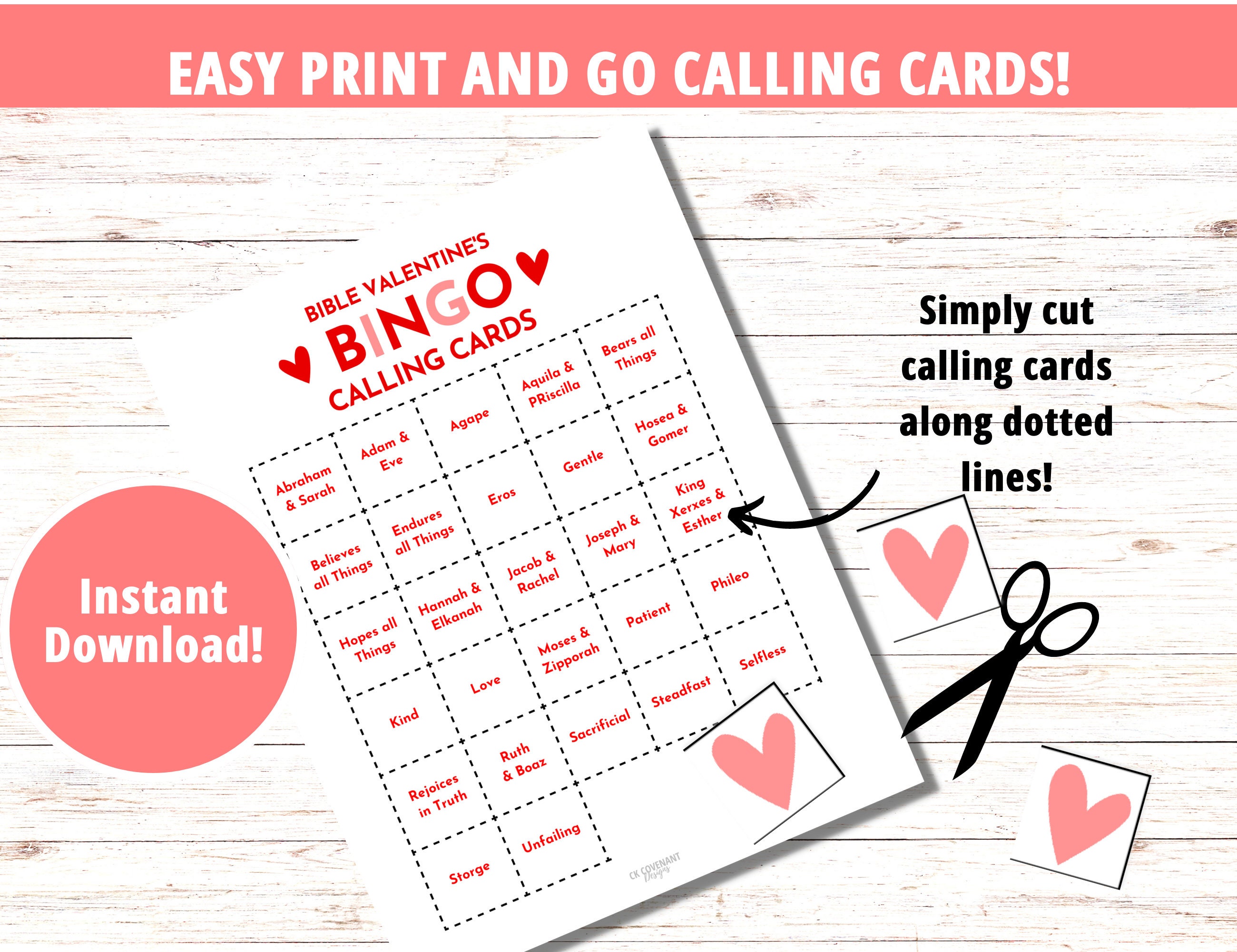 Bible Valentine's Bingo, Bible Bingo, Valentine's Day, Valentine's ...