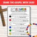 Colors of Salvation Card Bundle, Printable Gospel Card, Gospel Card ...