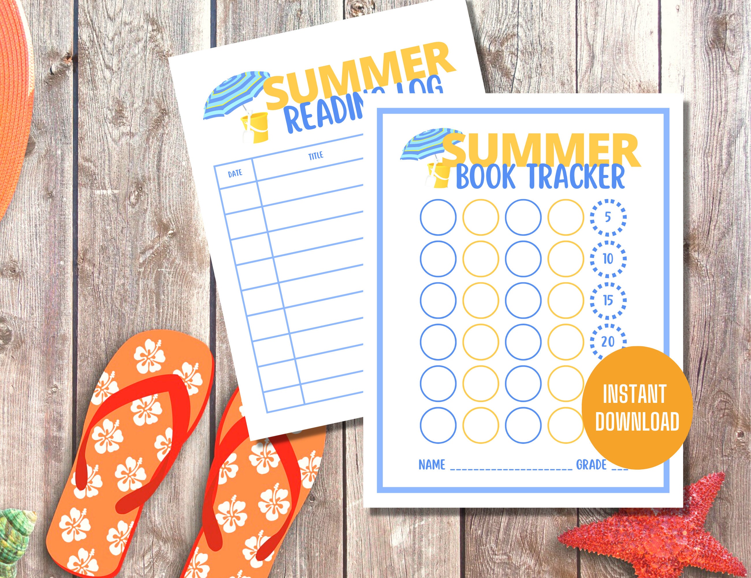 Summer Reading Challenge for Kids, Summer Reading Tracker, Reading ...