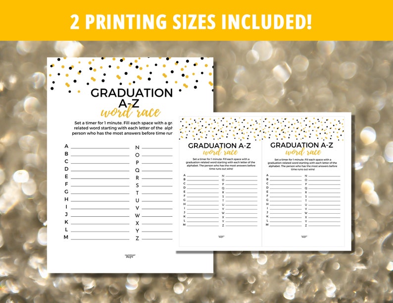Graduation Games, Party Games, Graduation Game Bundle, Grad Party Games ...