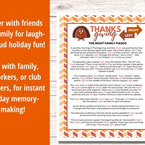 Left Right Game Thanksgiving, Funny Thanksgiving, Pass the Prize ...