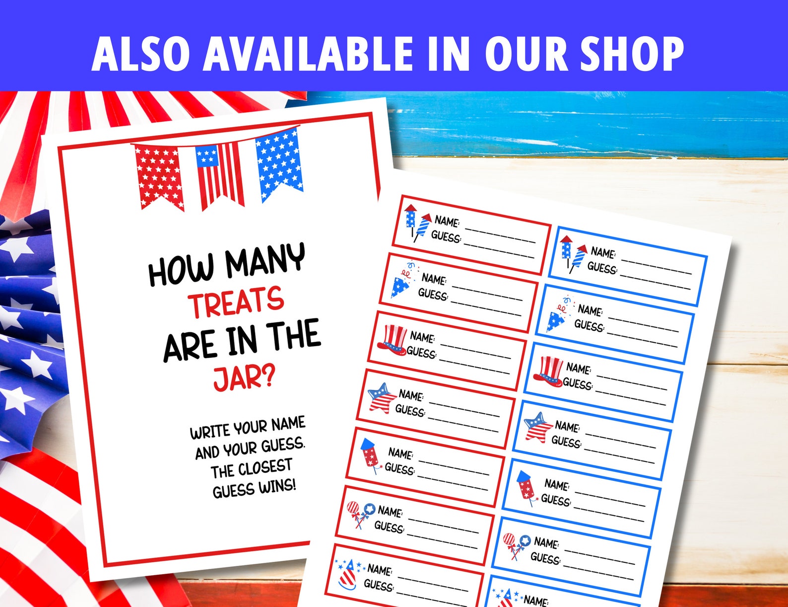 4th of July Party Game, Independence Day Left-right Poem, Left-right ...