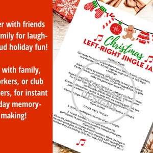 Left-right Game, Festive Fun, Gift Swap Game, Christmas Game, Gift ...