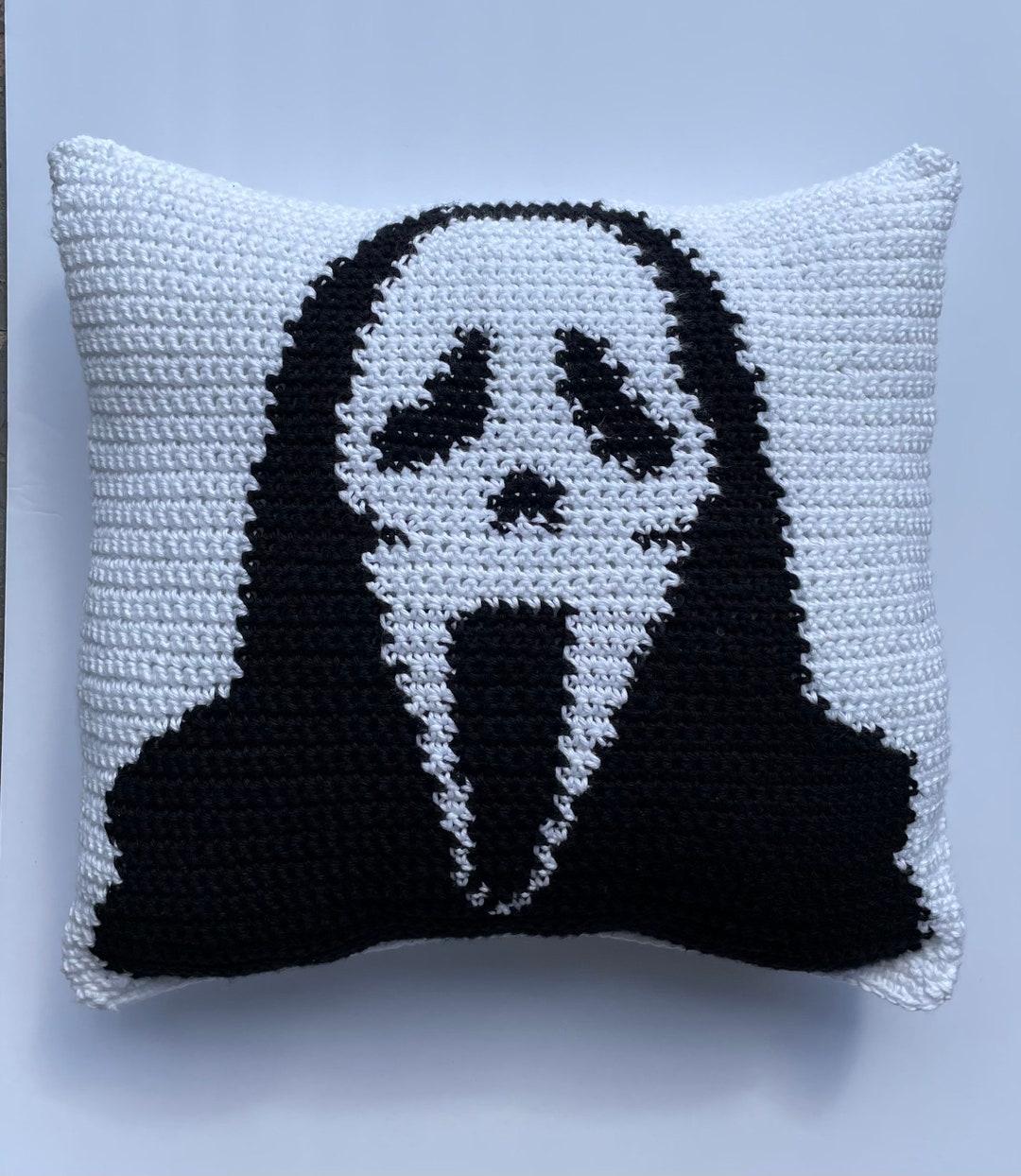 Scream Crochet Pillow Pattern Halloween Crochet Pattern - Etsy