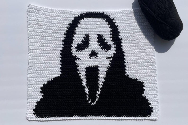 Scream Crochet Pillow Pattern Halloween Crochet Pattern - Etsy