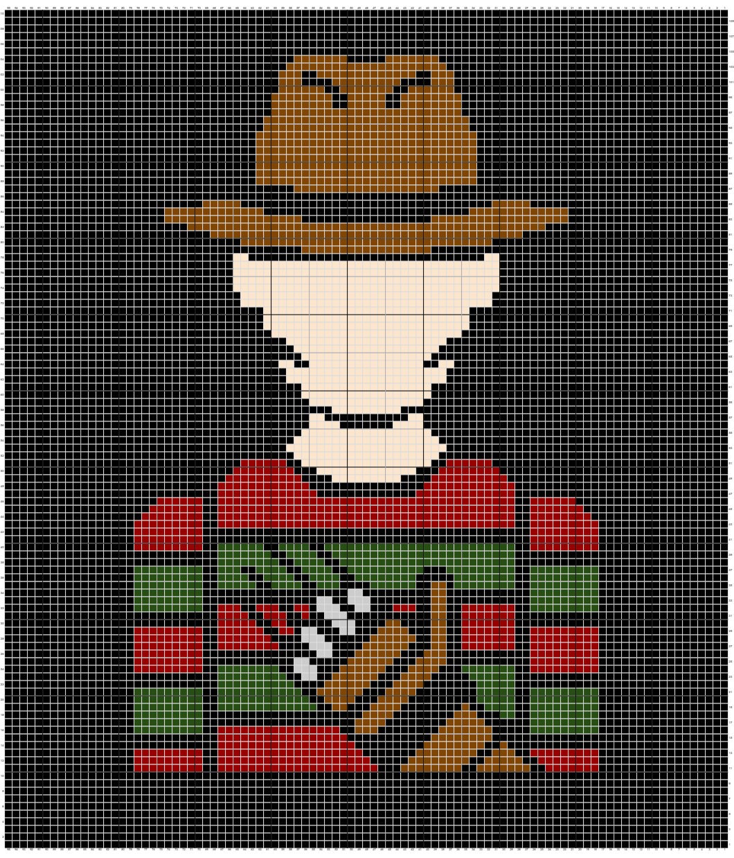 Nightmare-inspired Freddy Krueger Crochet Pillow Pattern - Etsy