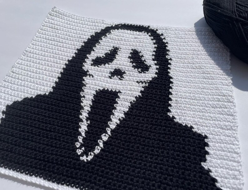 Scream Crochet Pillow Pattern Halloween Crochet Pattern - Etsy