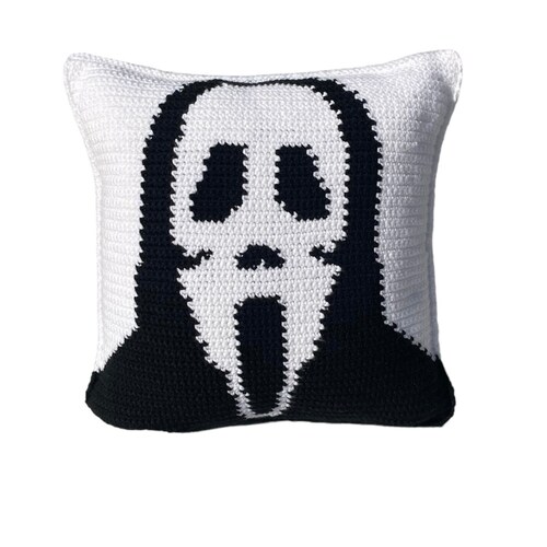Scream Crochet Pillow Pattern Halloween Crochet Pattern - Etsy