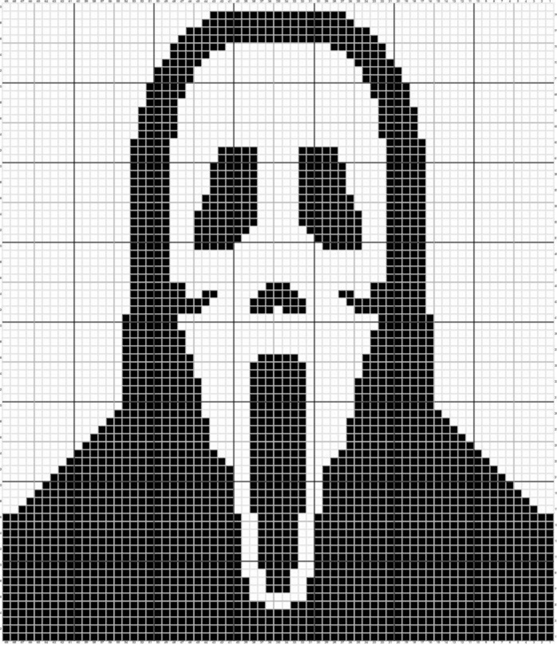 Scream Crochet Pillow Pattern Halloween Crochet Pattern - Etsy