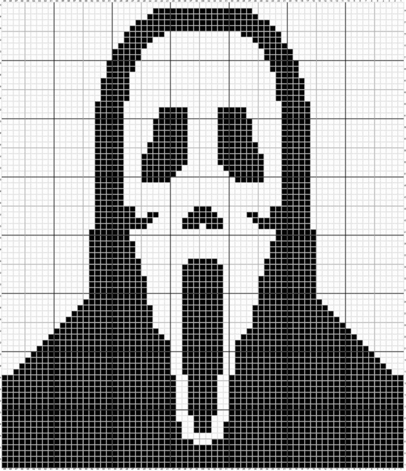 Scream Crochet Pillow Pattern Halloween Crochet Pattern - Etsy