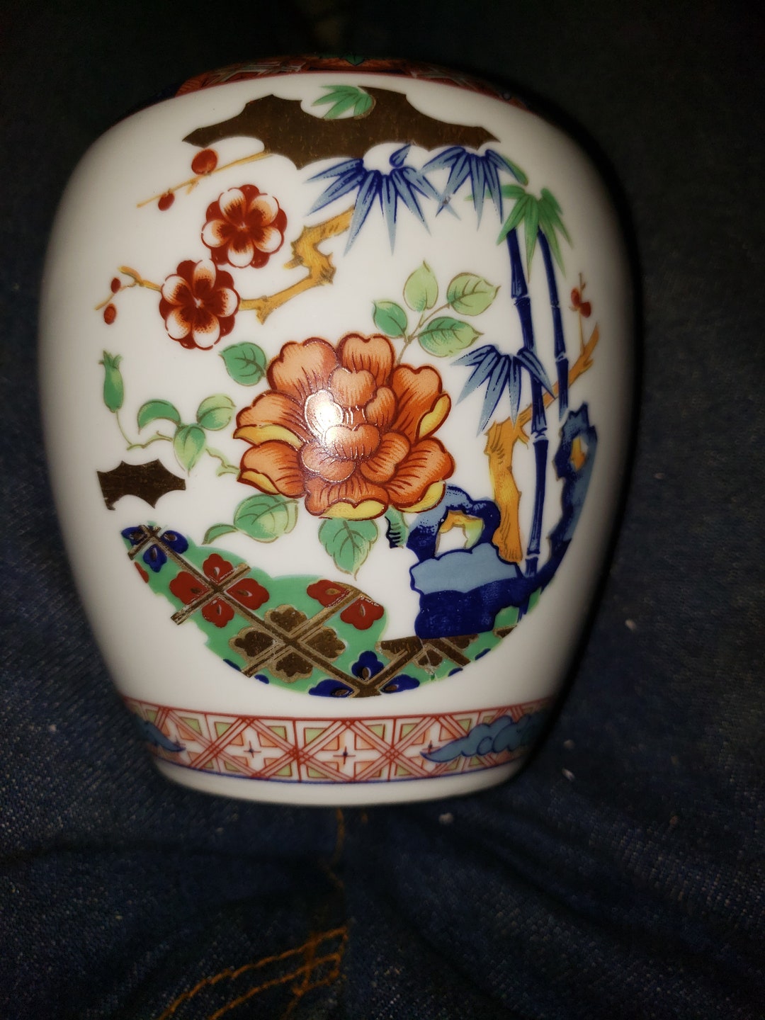 Vintage Imari Ware Vase - Etsy