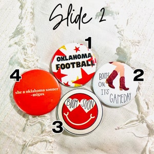 2.25/3 Inch Custom Gameday Buttons - Etsy