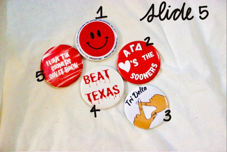 2.25/3 Inch Custom Game Day Buttons - Etsy