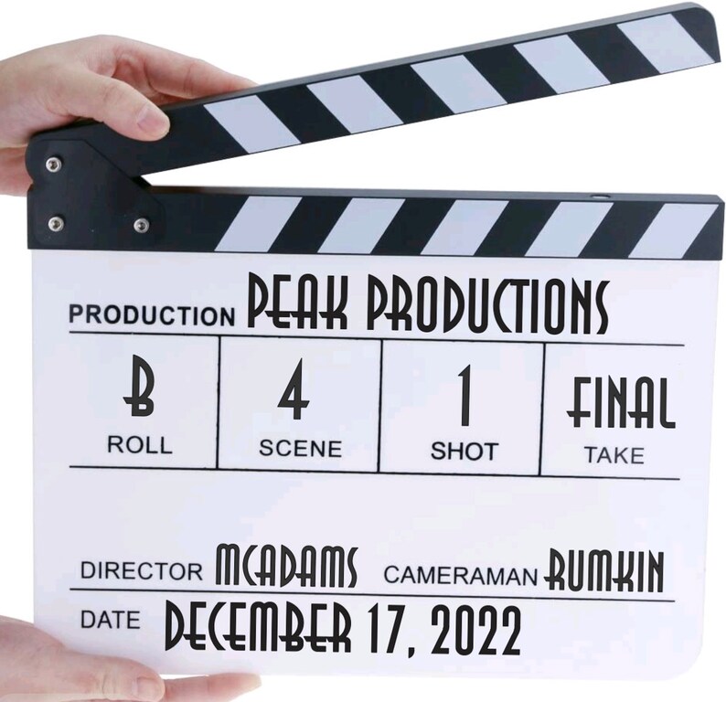 Customizable Clapboard - Etsy