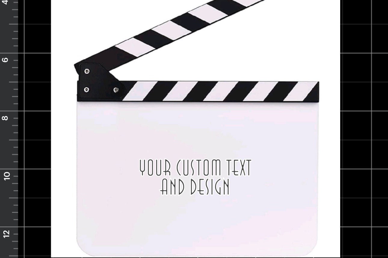 Blank, Customizable Film Clapboard - Etsy