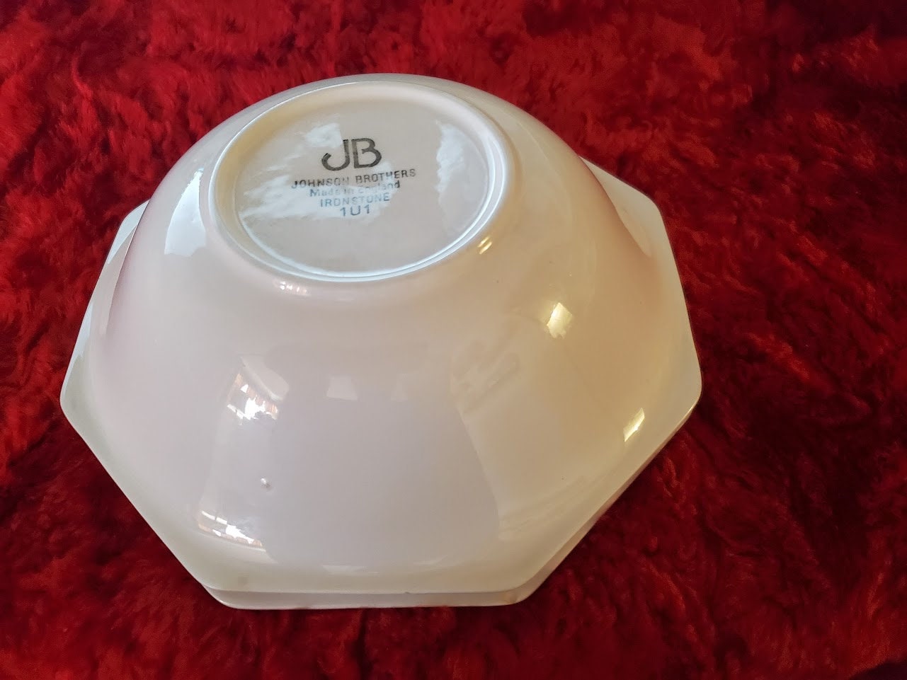 Vintage Johnson Brothers White Heritage Cereal Bowls Octagonal - Etsy