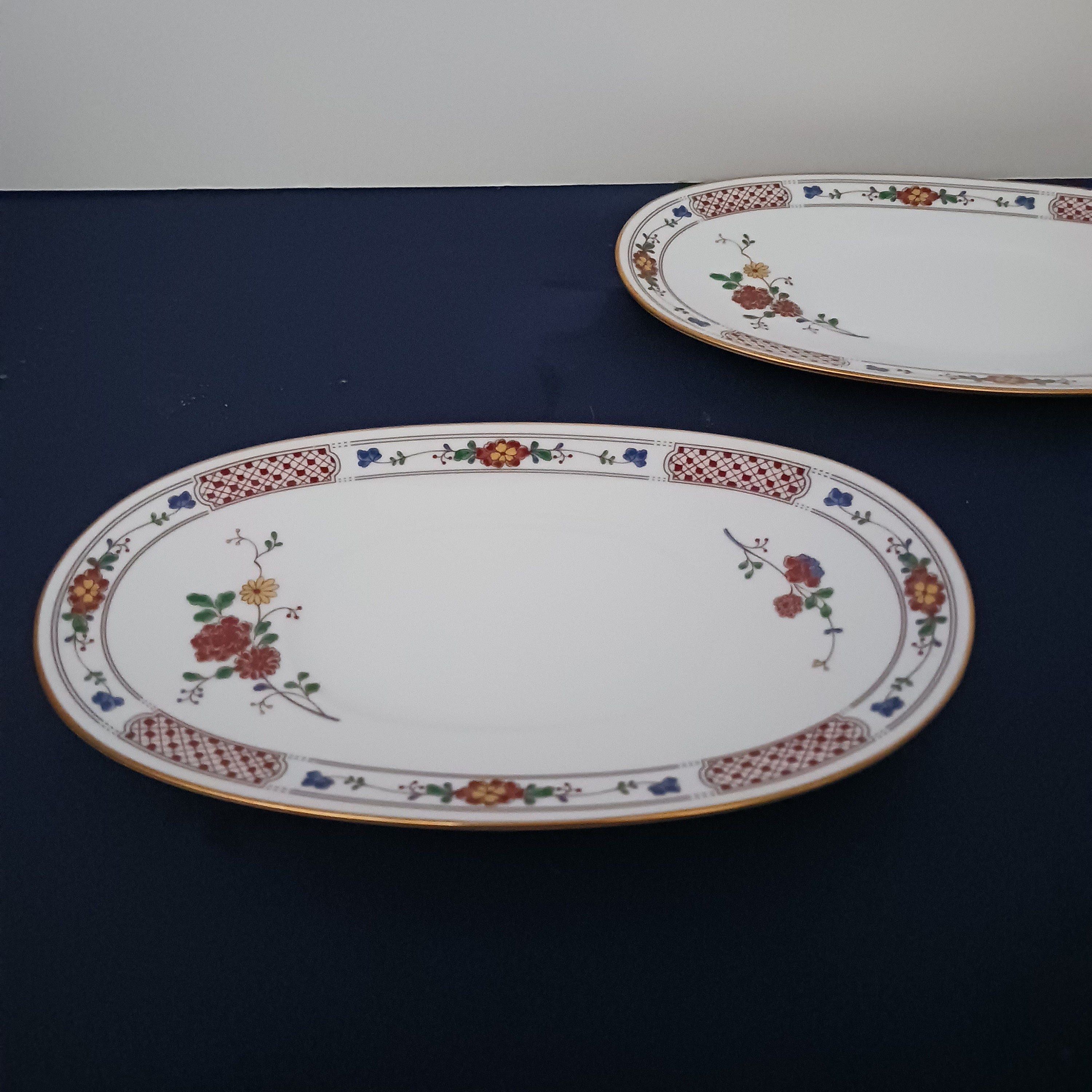 Noritake Ireland Two Medium Platters, Nanking, Dinnerware, Formal ...