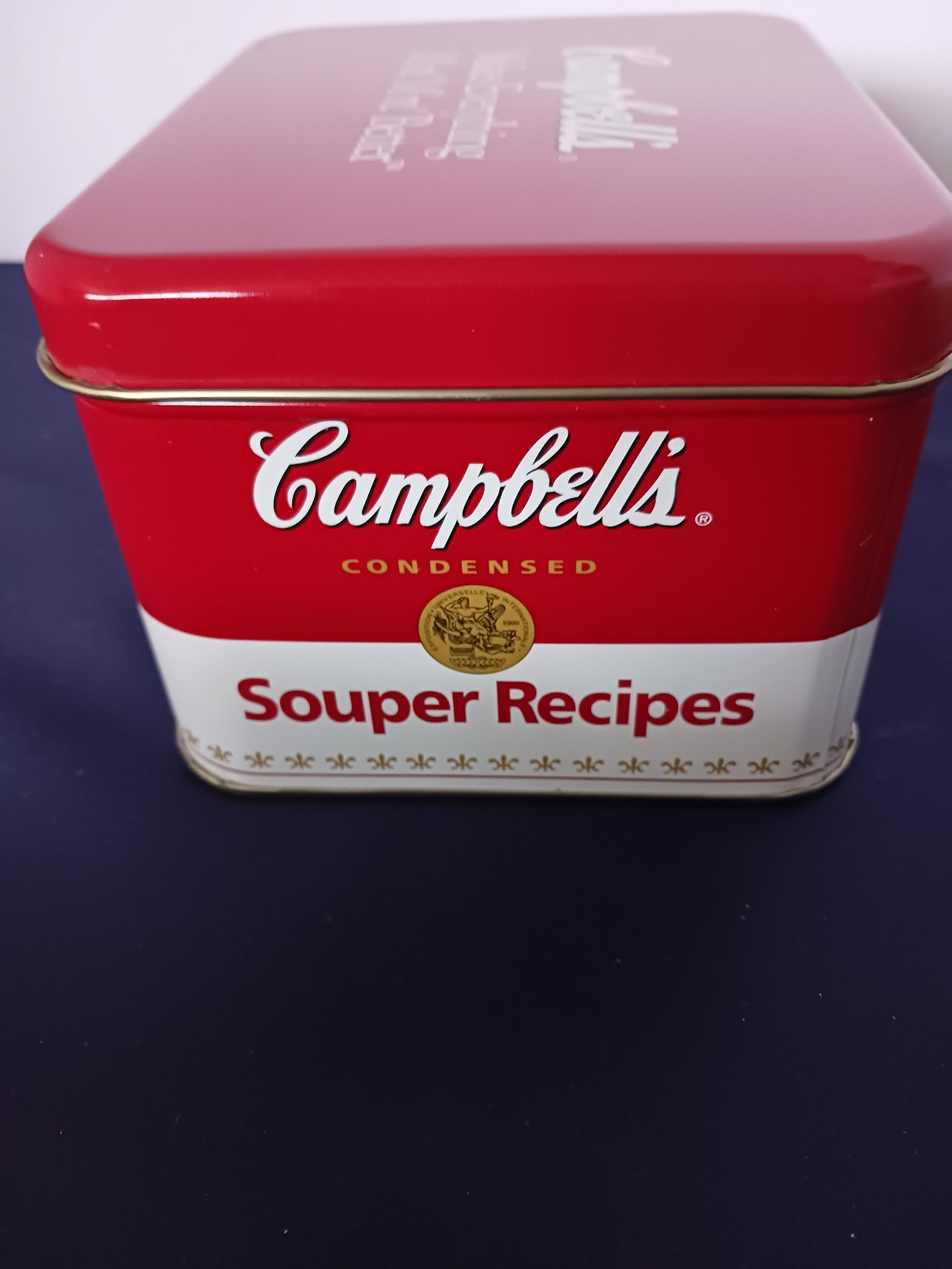 Campbell's Soup Collectible Recipe Tin Box, EUC, Memoribilia, Vintage ...