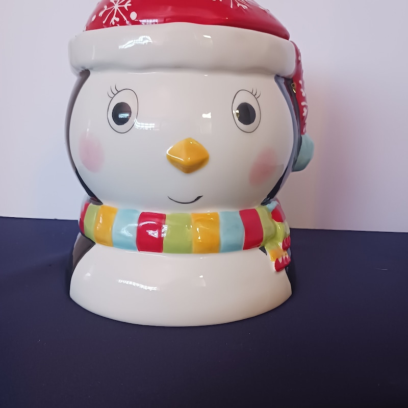 Penguin Cookie Jar - Etsy