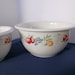Vintage Corelle Mixing Bowl Set: Fruit Motif Stoneware, Three Pieces - Etsy