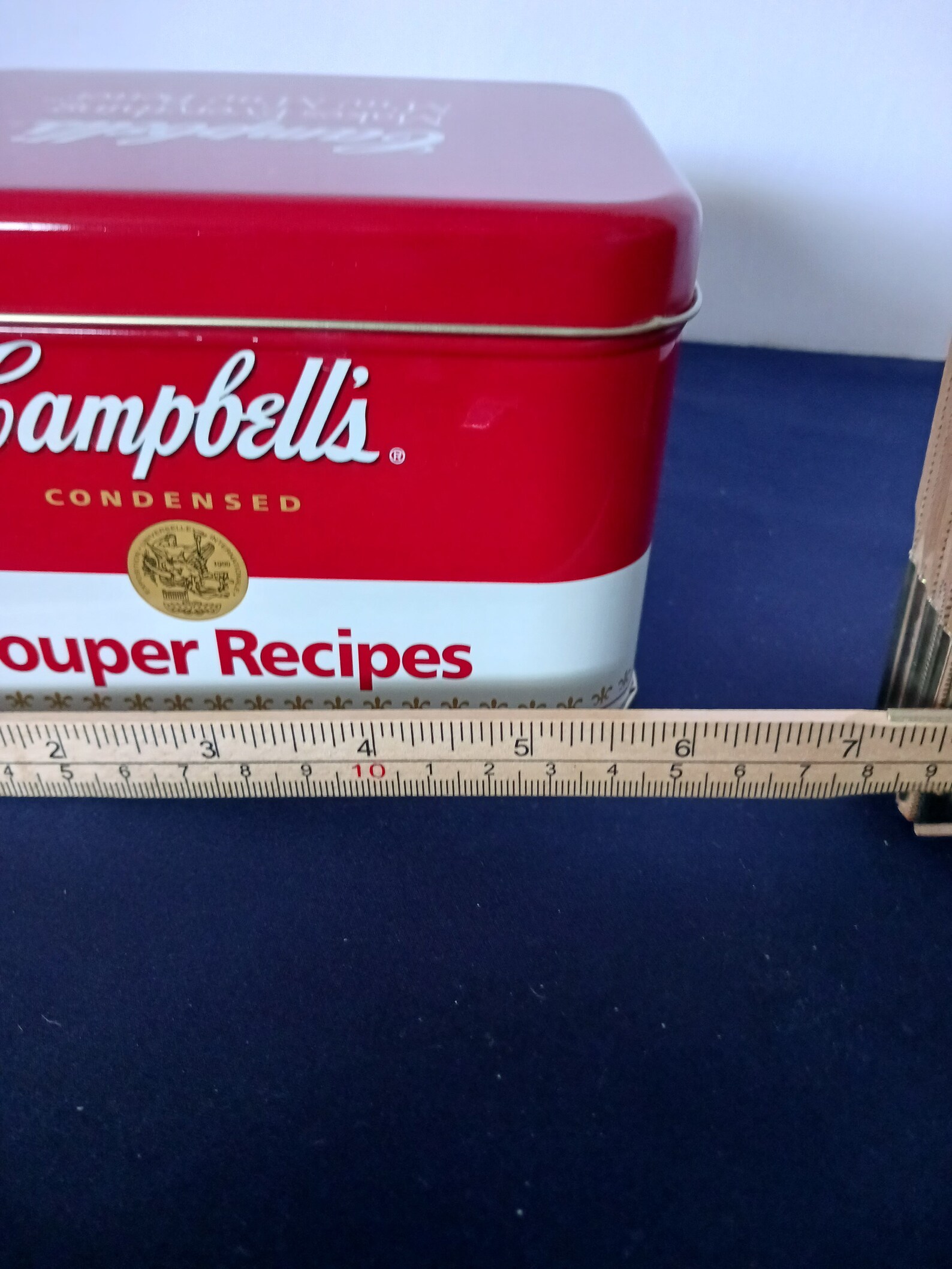 Campbell's Soup Collectible Recipe Tin Box, EUC, Memoribilia, Vintage ...