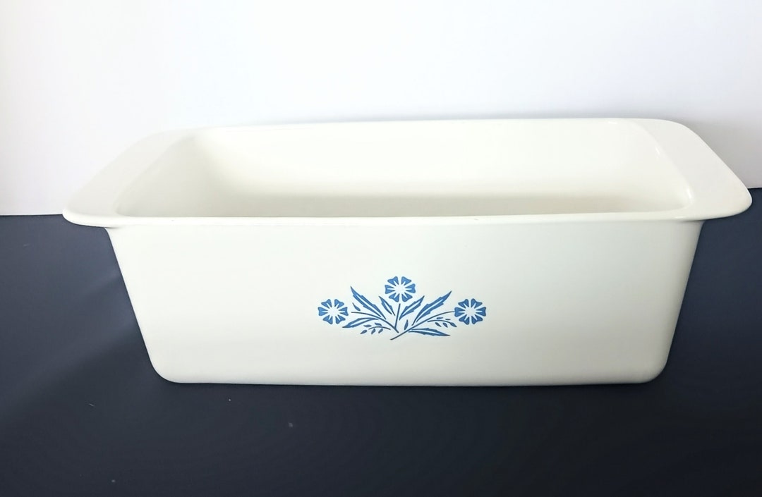 Corningware Blue Cornflower P-315-B Loaf Pan, EUC, Collectible, Vintage ...
