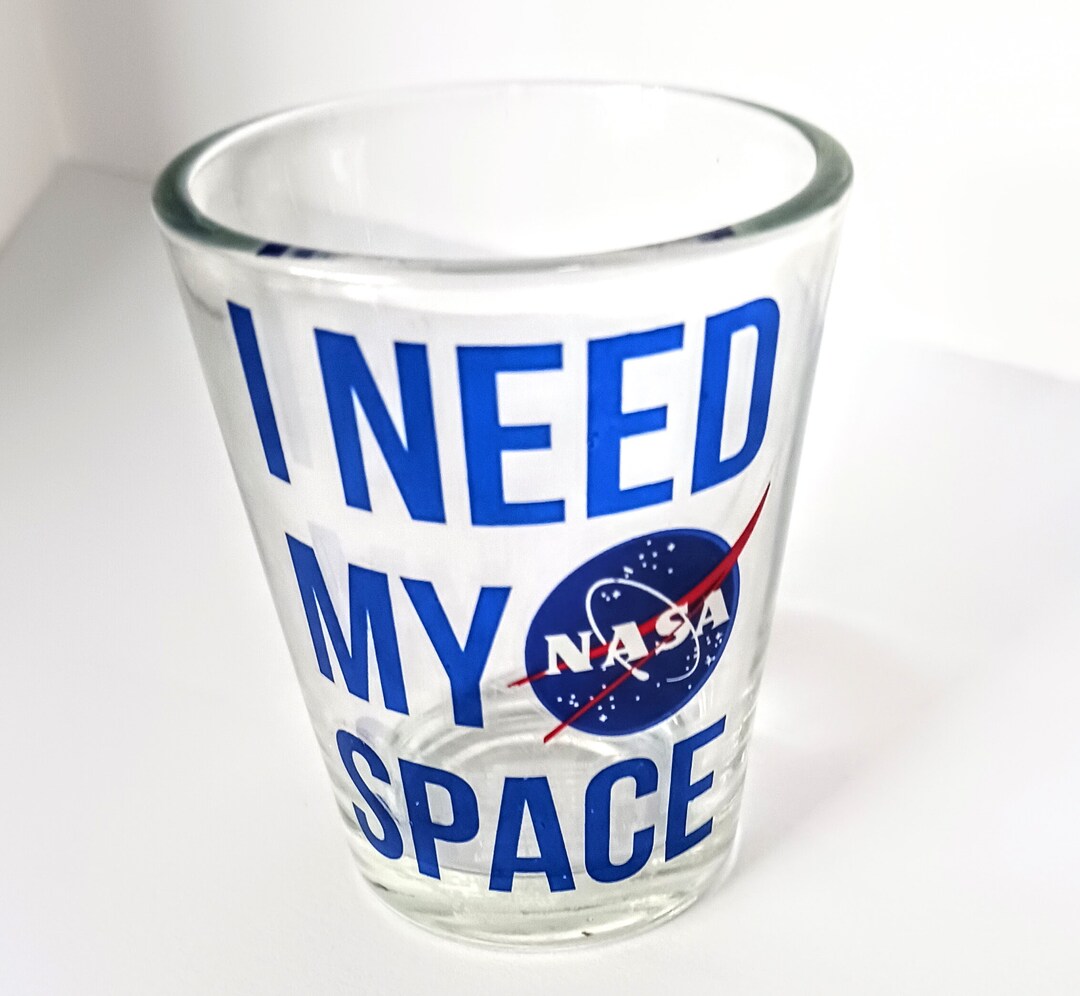NASA Shot Glass, Souviner Piece, Space Fan, Moon Travel,nerd, Astronomy ...