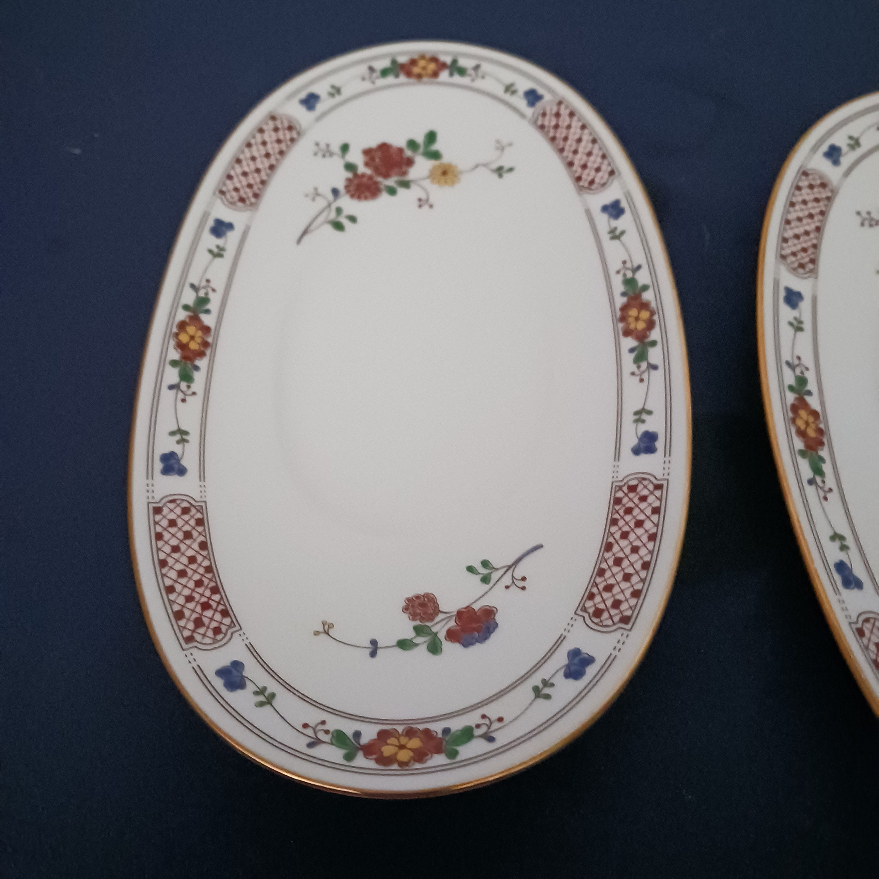 Noritake Ireland Two Medium Platters, Nanking, Dinnerware, Formal ...
