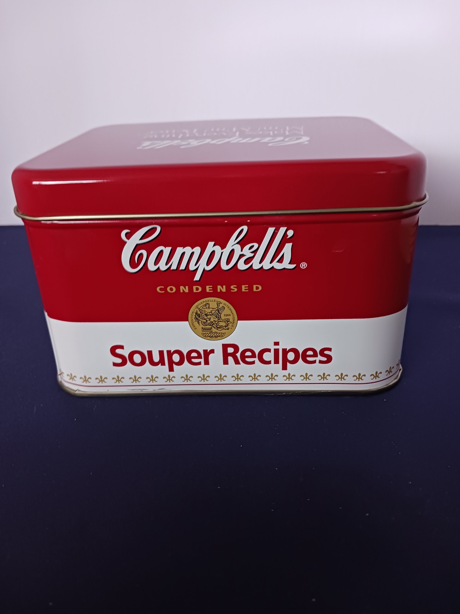 Campbell's Soup Collectible Recipe Tin Box, EUC, Memoribilia, Vintage ...