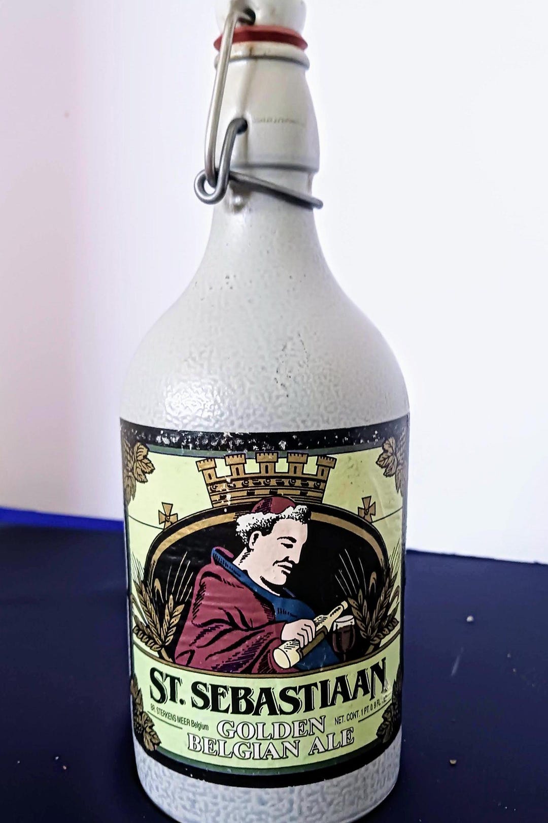 Beer Collectible St. Sebastian Belgium Stoneware, Stein Bottle, Bar ...