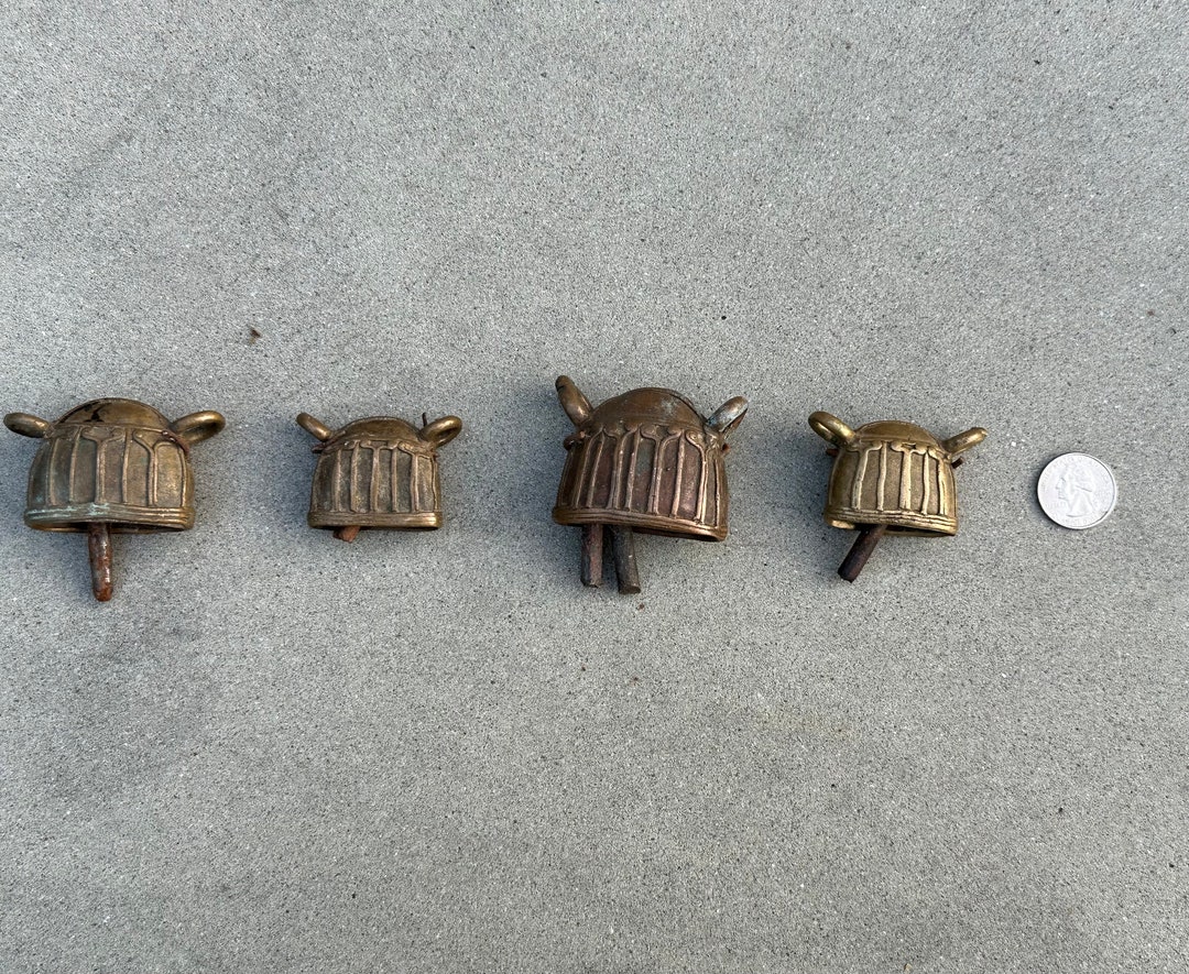 Antique Burma Bronze Water Buffalo Bells | Medium Size | Good Conditon ...