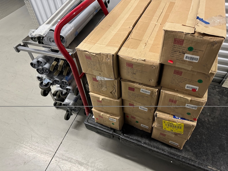 Tubular Steel Legs on Casters, Custom Desk/ Table Production DWR ...