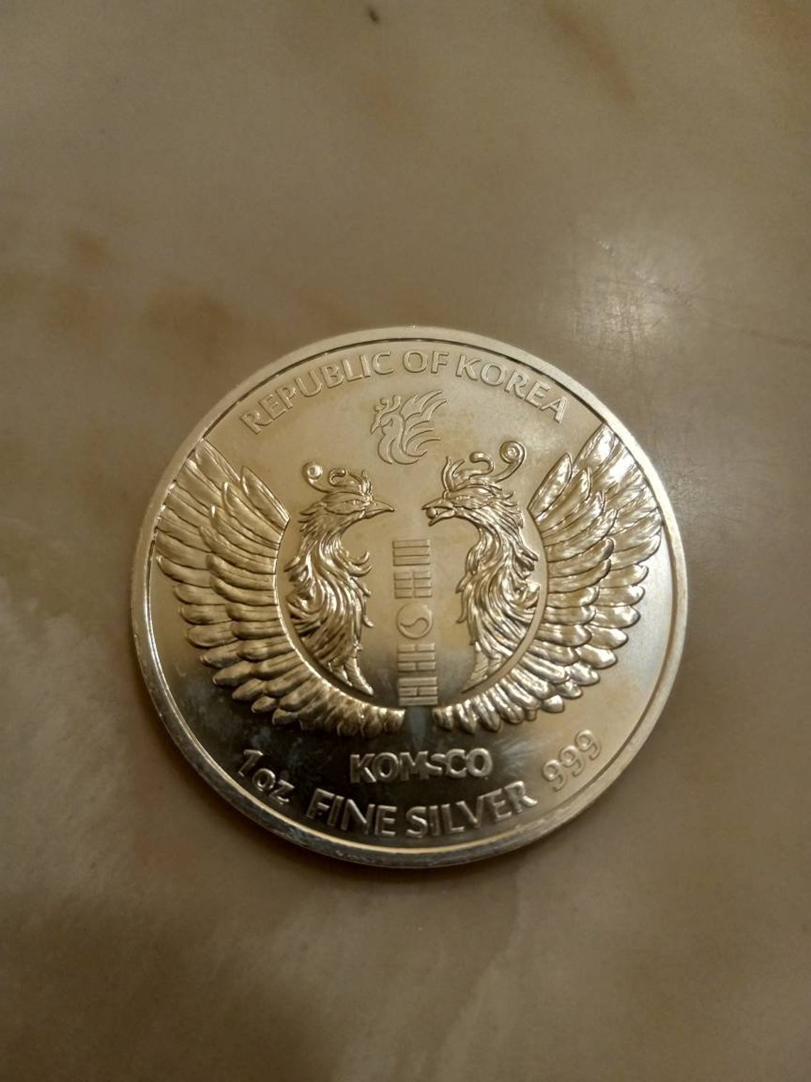 2020 1 Oz Korean Phoenix Silver Coin - Etsy