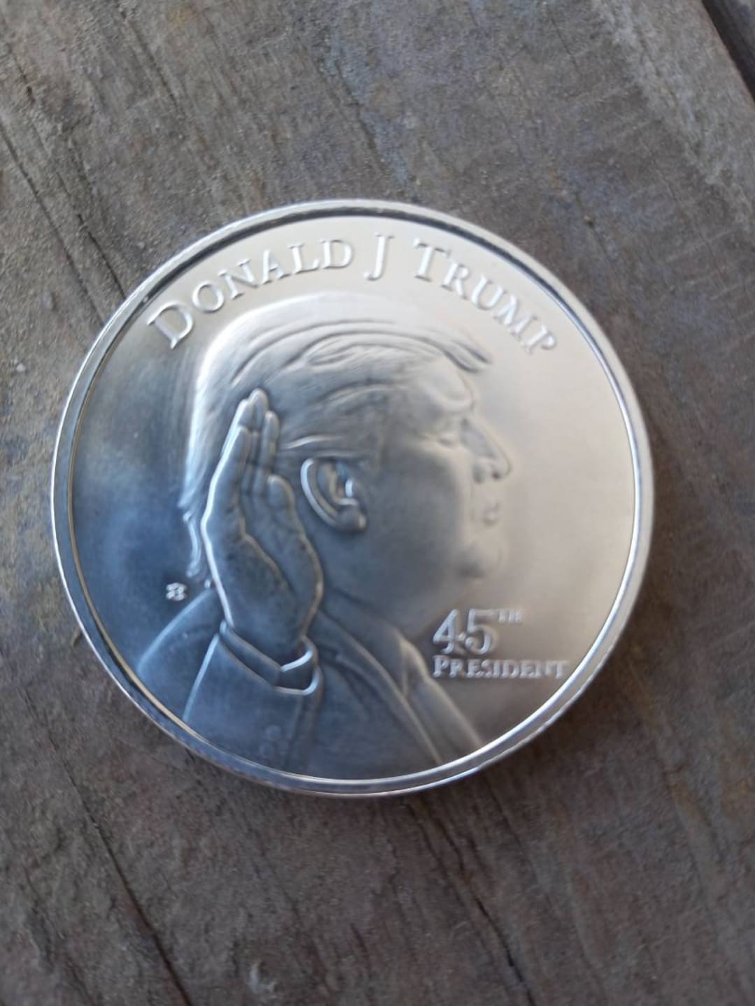 Donald Trump 1 Oz Silver Coin .999 Pure - Etsy