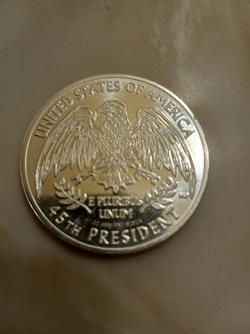 Donald Trump Silver Coin 1 Oz. .999 Pure Silver. These Are Getting ...