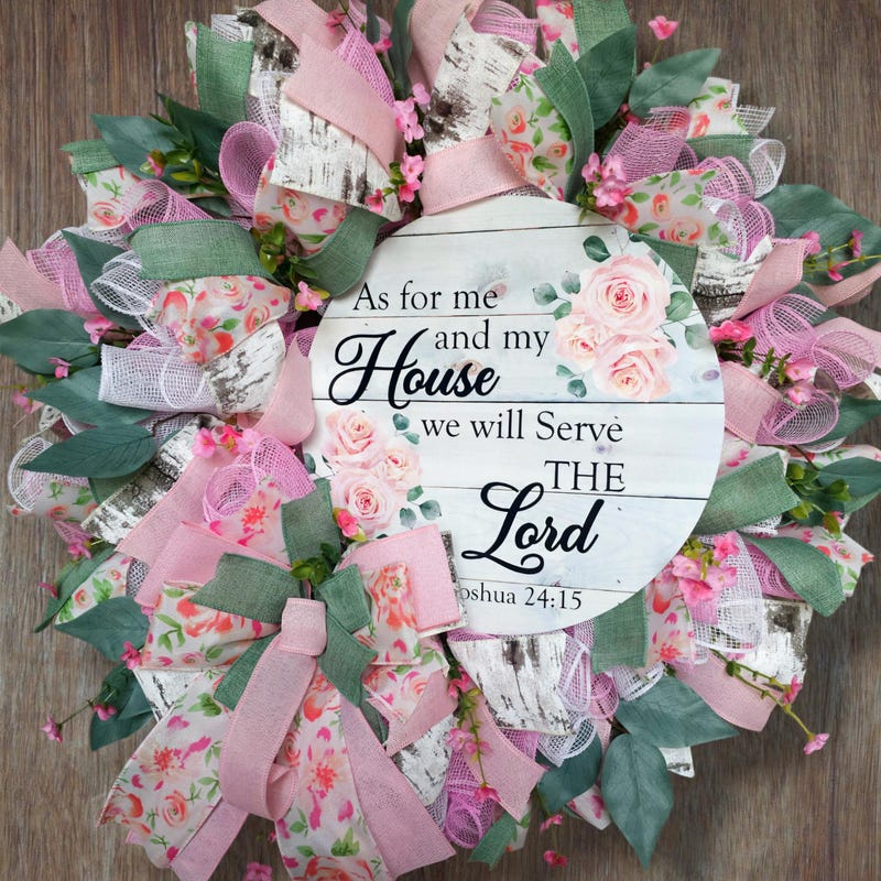 Christian Wreath - Etsy