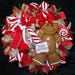 Christmas Gingerbread Wreath| Gingerbread Girl Wreath| Christmas Wreath ...