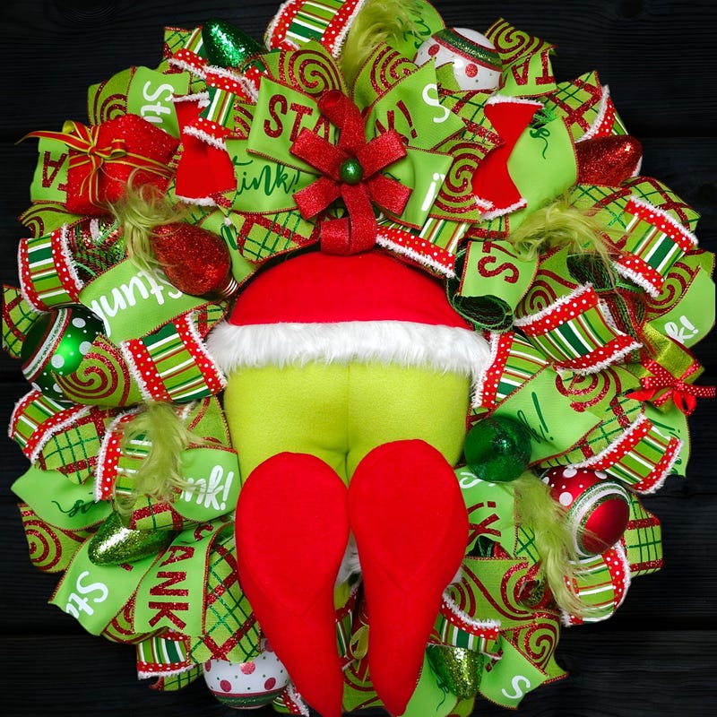 Grinch Butt for Christmas Tree - Etsy