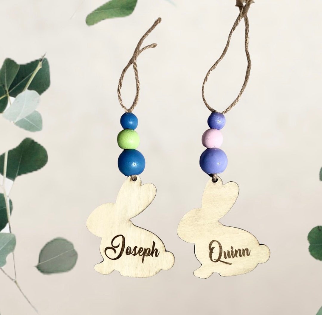 Personalized Easter Tags - Etsy