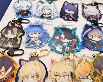 Arknights Acrylic Charms Keychains Goldenglow, Irene, Mlynar, Pozemka ...
