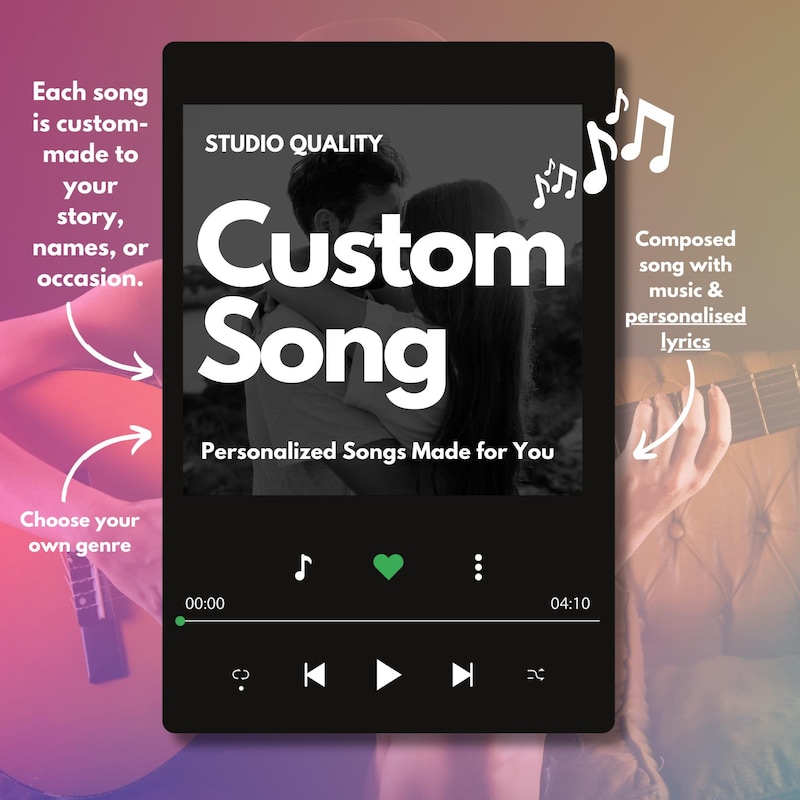 Custom Song - Etsy