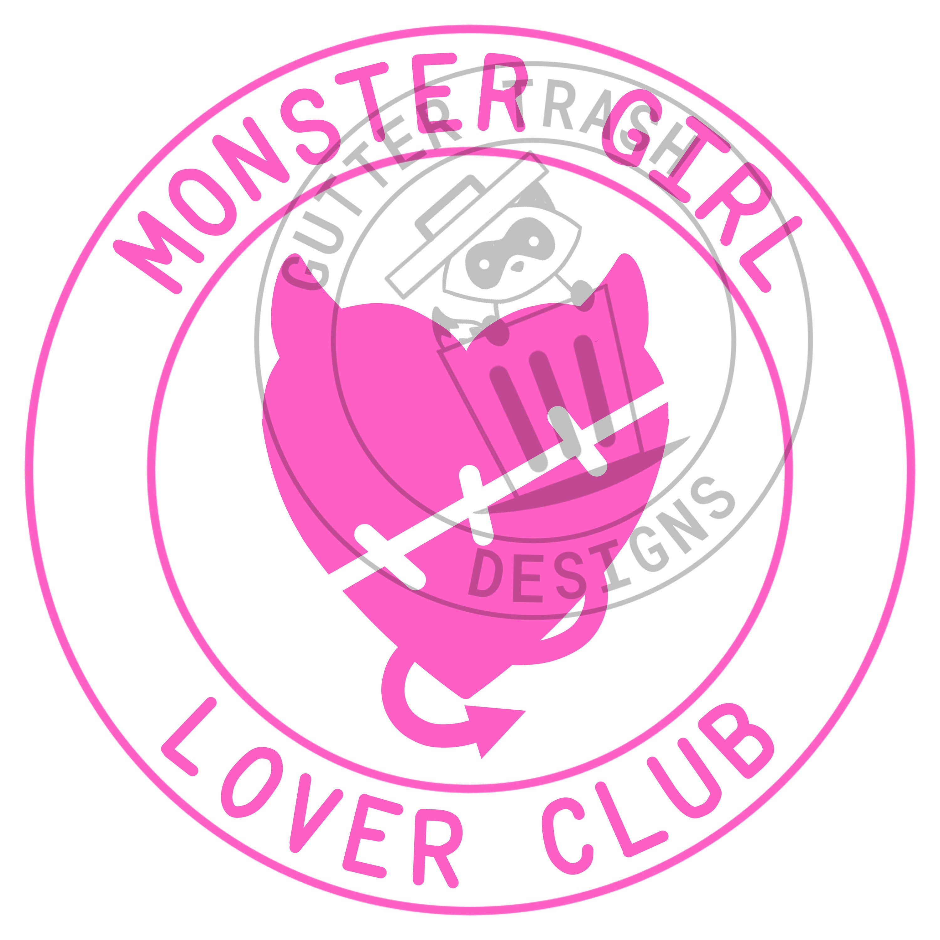 Monster Girl Lover Club Decal - Etsy