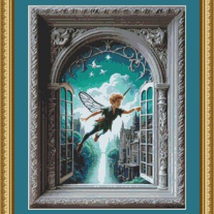 Peter Pan Cross Stitch Pattern - Download Peter Pan Flys From the ...