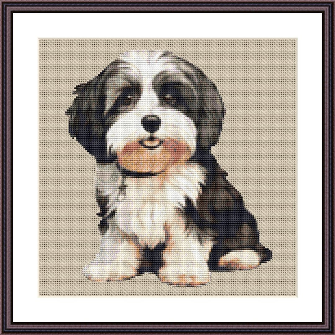Havanese Dog Cross Stitch Pattern DIY Havanese Dog Cross Stitch ...