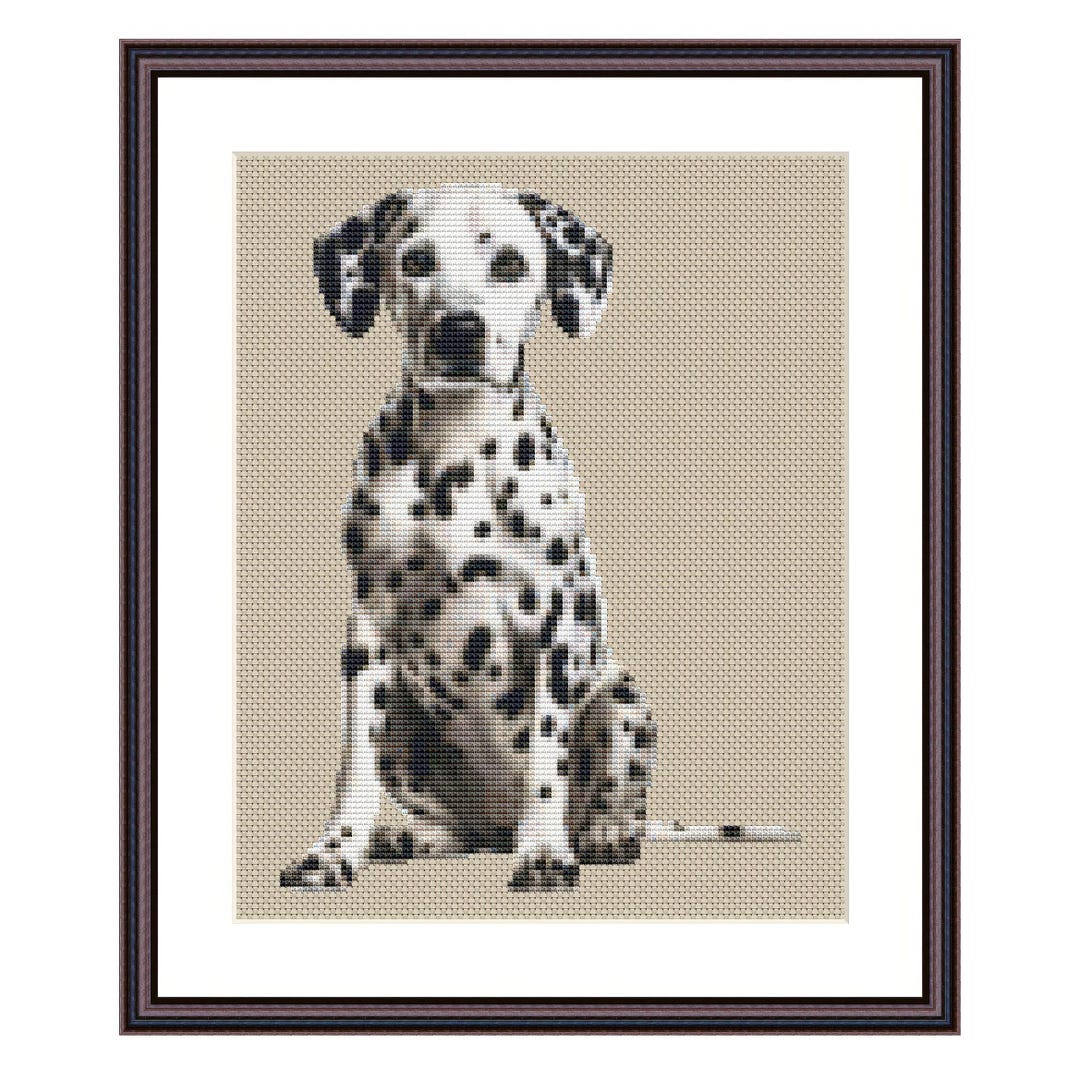 Cross Stitch Pattern Dalmatian Dog Download, Customizable Pet Cross ...