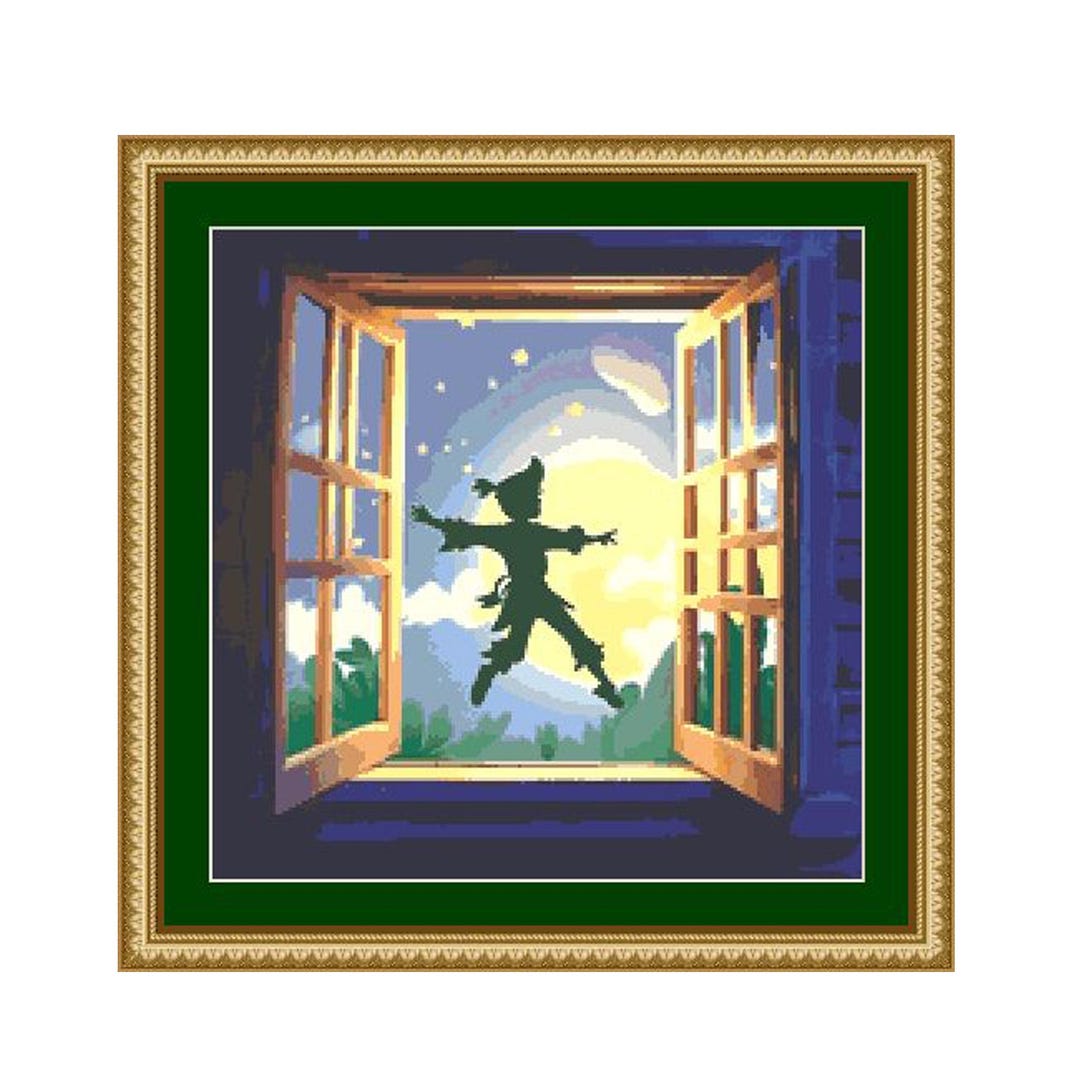 Peter Pan Cross Stitch Pattern - Download Peter Pan Flys From the ...