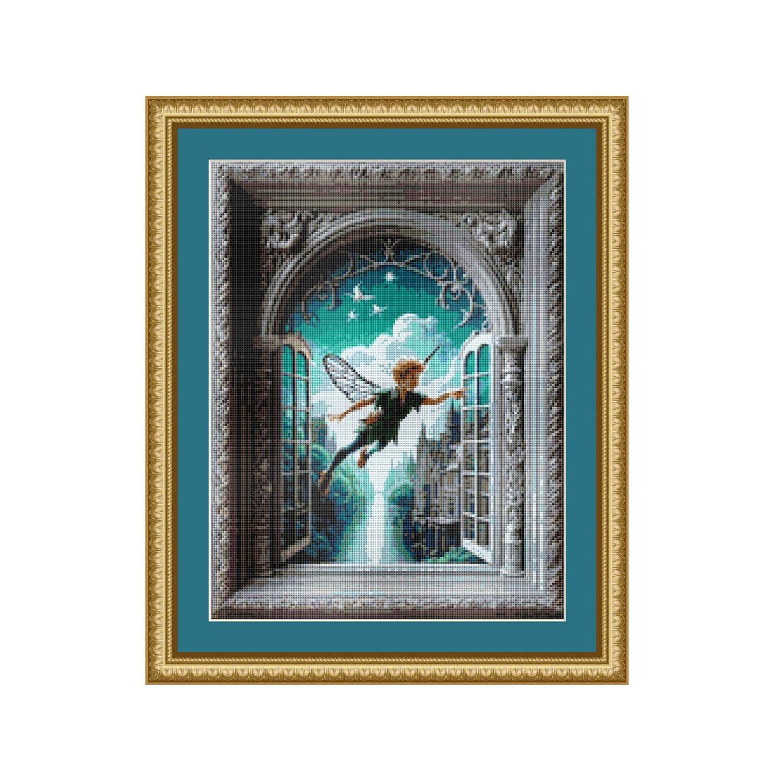 Peter Pan Cross Stitch Pattern - Download Peter Pan Flys From the ...