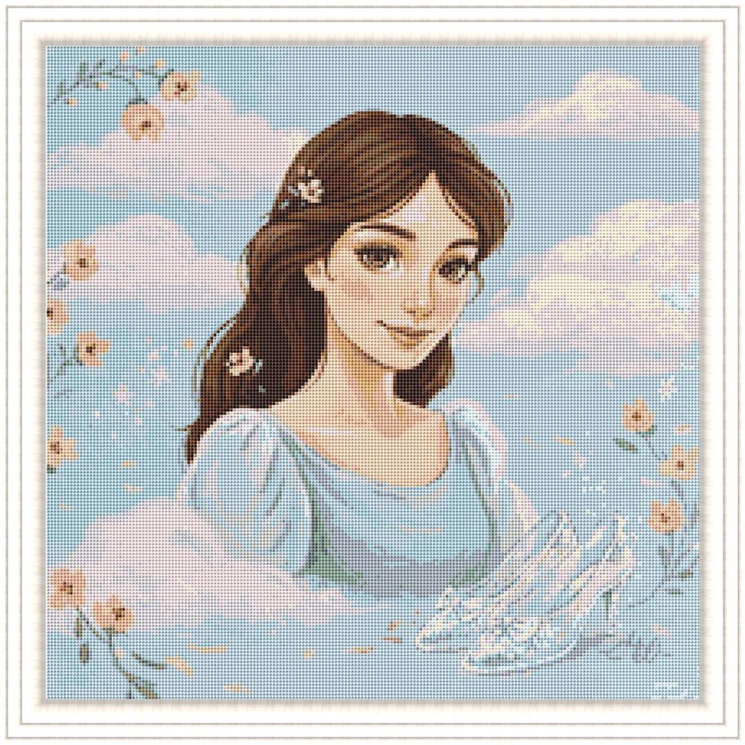 Cinderella Cross Stitch Pattern - Download This Cinderella Cross Stitch ...