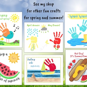Spring Handprint Craft for Toddlers / Preschool / Daycare / Infants ...